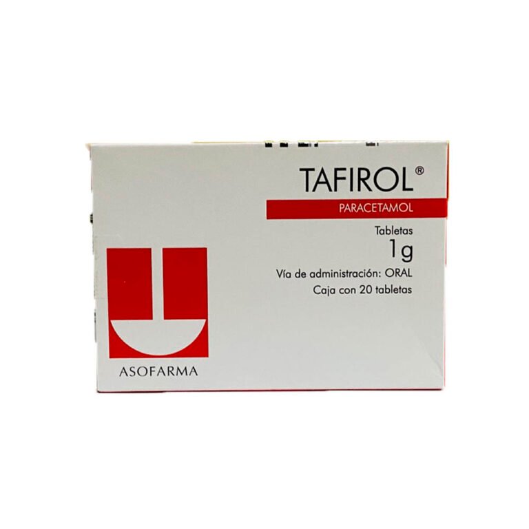 TAFIROL 1G C/20 TABLETAS - Farmacia CHS