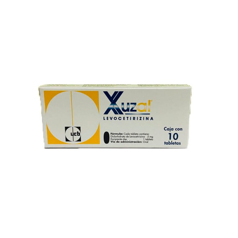XUZAL 5MG C/10 TABLETAS - Farmacia CHS