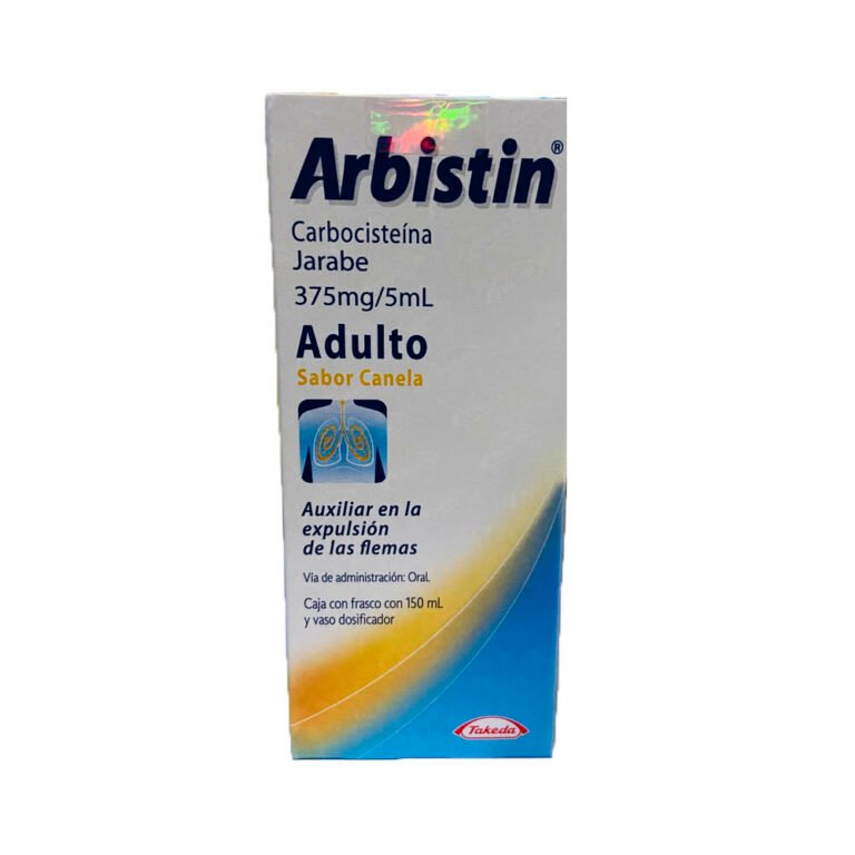 ARBISTIN 375MG/5ML C/150ML JARABE ADULTO - Farmacia CHS