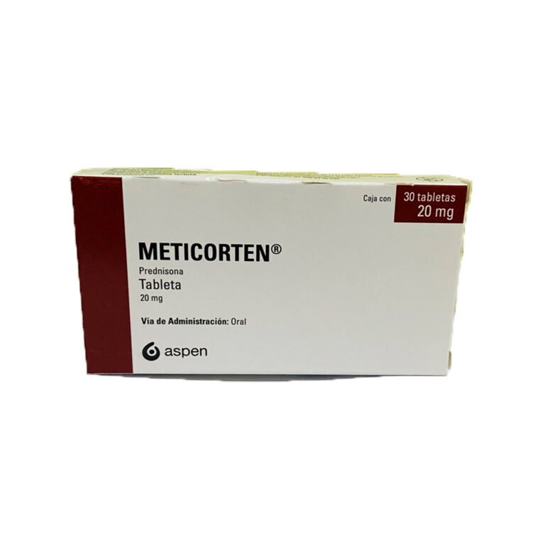 METICORTEN 20 MG TABLETAS CAJA/30 - Farmacia CHS