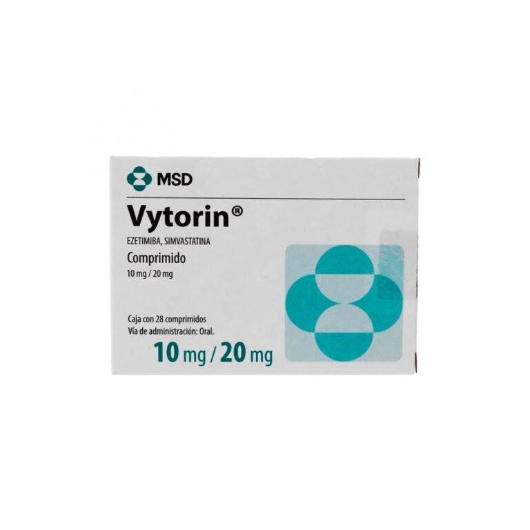 VYTORIN 10/20MG C/28 COMPRIMIDOS - Farmacia CHS