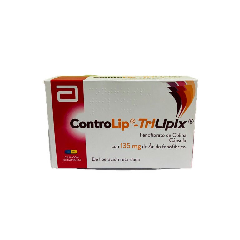 CONTROLIP-TRILIPIX 135 MG CAPSULAS CAJA C/30 - Farmacia CHS