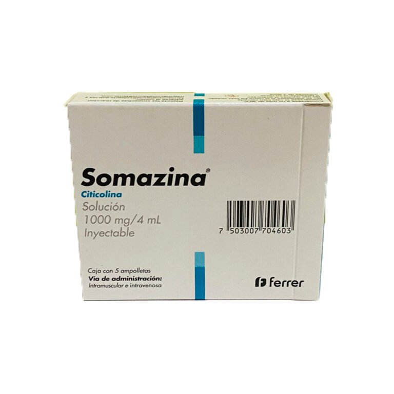 SOMAZINA 1000 MG SOLUCION INYECTABLE CAJA/5 - Farmacia CHS